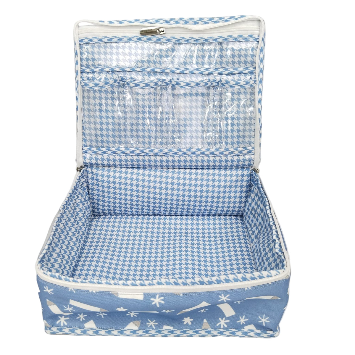 PENCIL FLAKES PRINT MULTIPURPOSE JEWELRY ORGANIZER SET