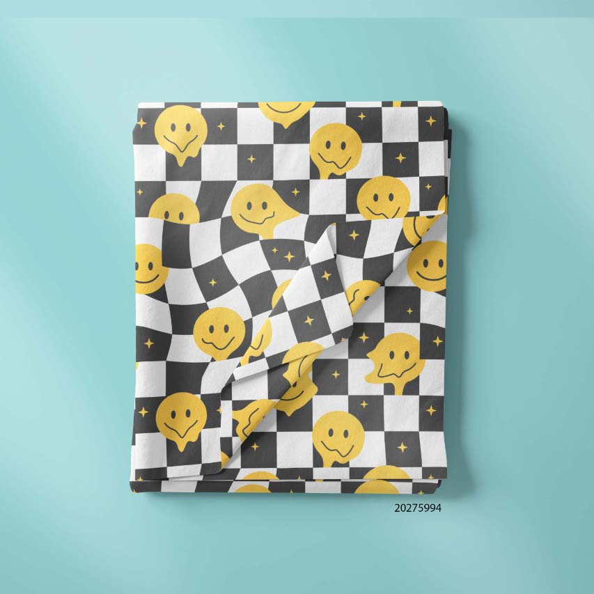 Smiley Chess Print
